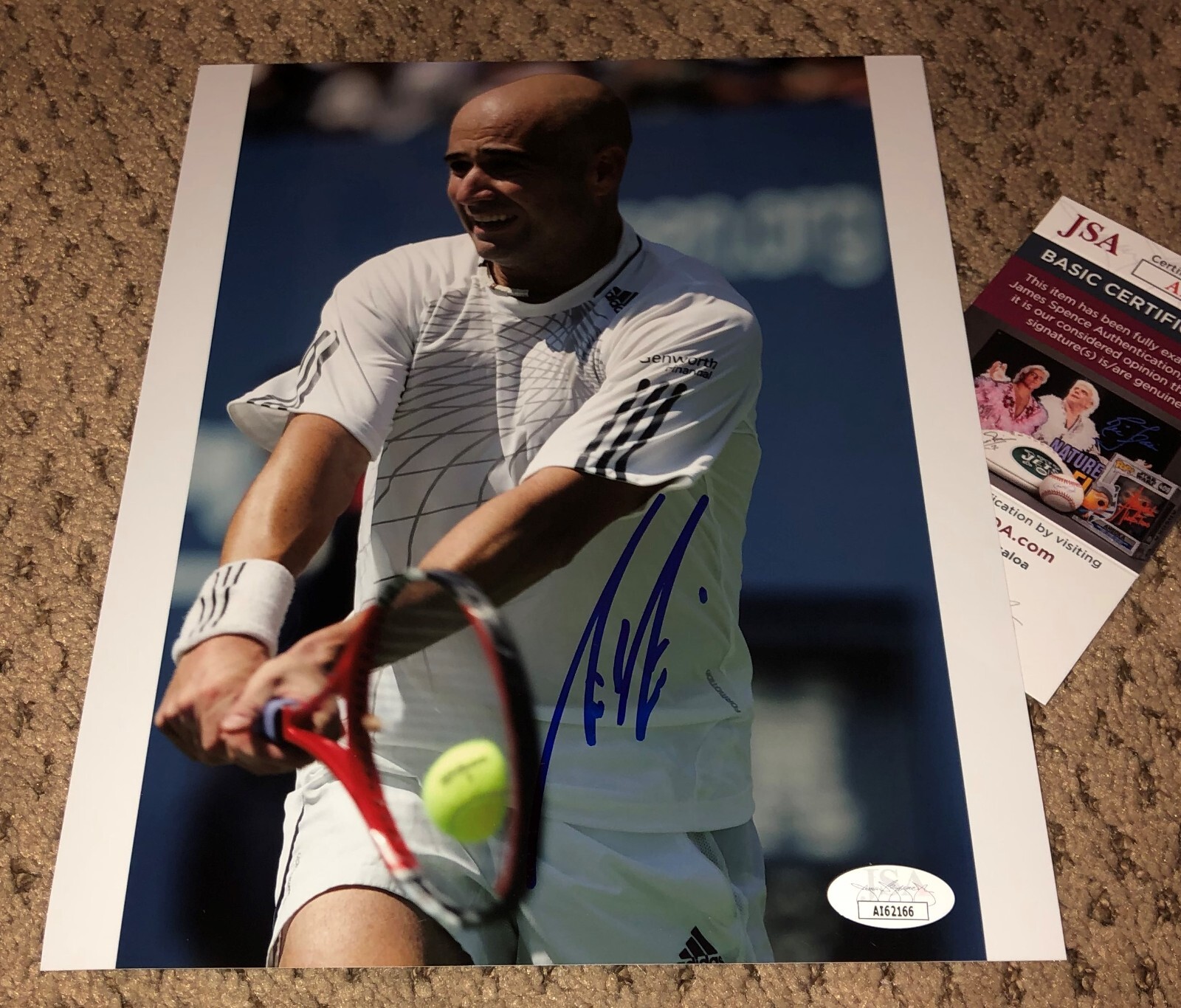 Andre Agassi Autographed Memorabilia | Signed Photo, Jersey ...