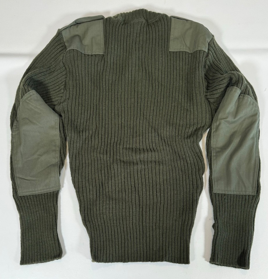 New USMC Woolly Pully Wool Military Service Sweater OD Green Size 40 | eBay