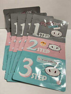 HOLIKA HOLIKA Pig-nose Clear Black Head 3 Step Kit 1 piece | eBay