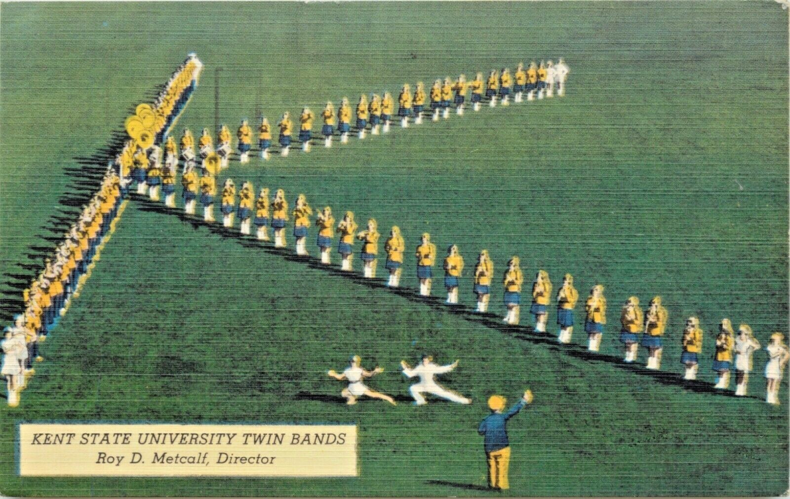 A View Of The Kent State University Twin Bands, Kent, Ohio OH 1956 | eBay