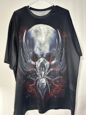 SPIRAL Direct SPIDER SKULL T SHIRT - FANTASY GOTHIC ARACHNOID Size 3X ...