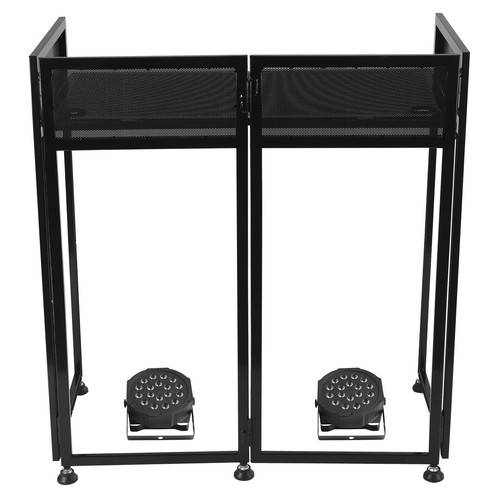 Foldable DJ Event Facade White&Black Scrim Iron Frame Booth+Travel Bag ...