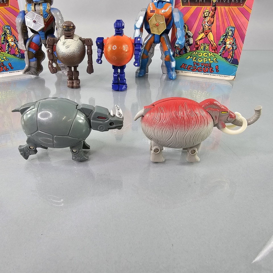 Vintage Meteorbs Rokkon Stonedar COMPLETE SET Masters of the Universe ...
