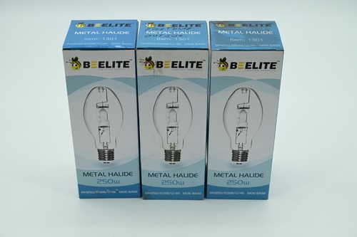 Lot of (3) Beelite Metal Halide 250W MH250/ED28/U/4K MOG Base New in ...