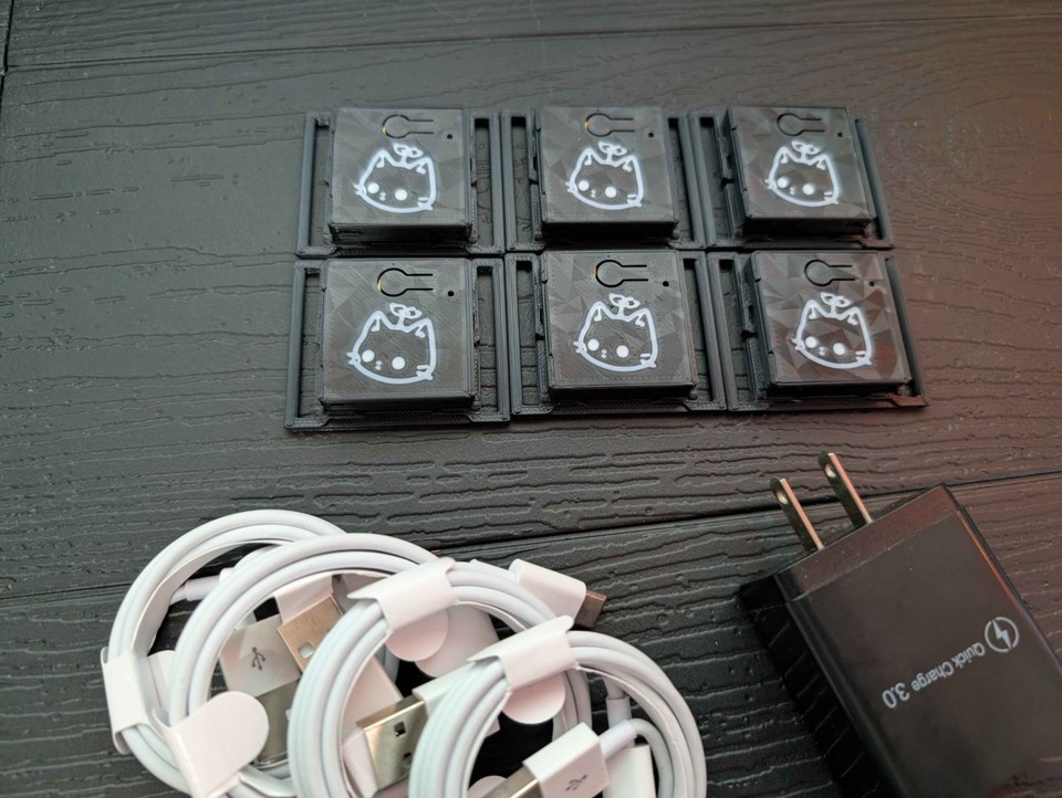 SlimeVR Compatible Full Body Tracking FBT VRCHAT VR 6 Trackers LSM6DSV ...