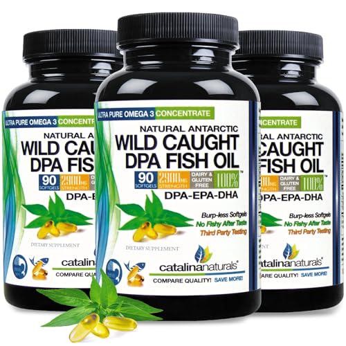 Wild Caught Omega-3 DPA Fish Oil - 2900 mg with More DPA, EPA and DHA ...