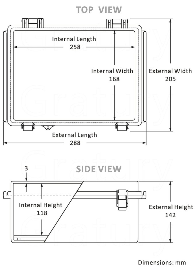 Junction Box, IP67 Waterproof Plastic Enclosure for Electrical Project ...