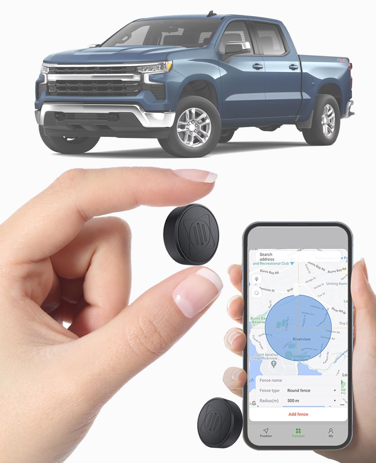 Vehicle GPS Tracker - No Subscription or Monthly Fees for Real-Time Car ...