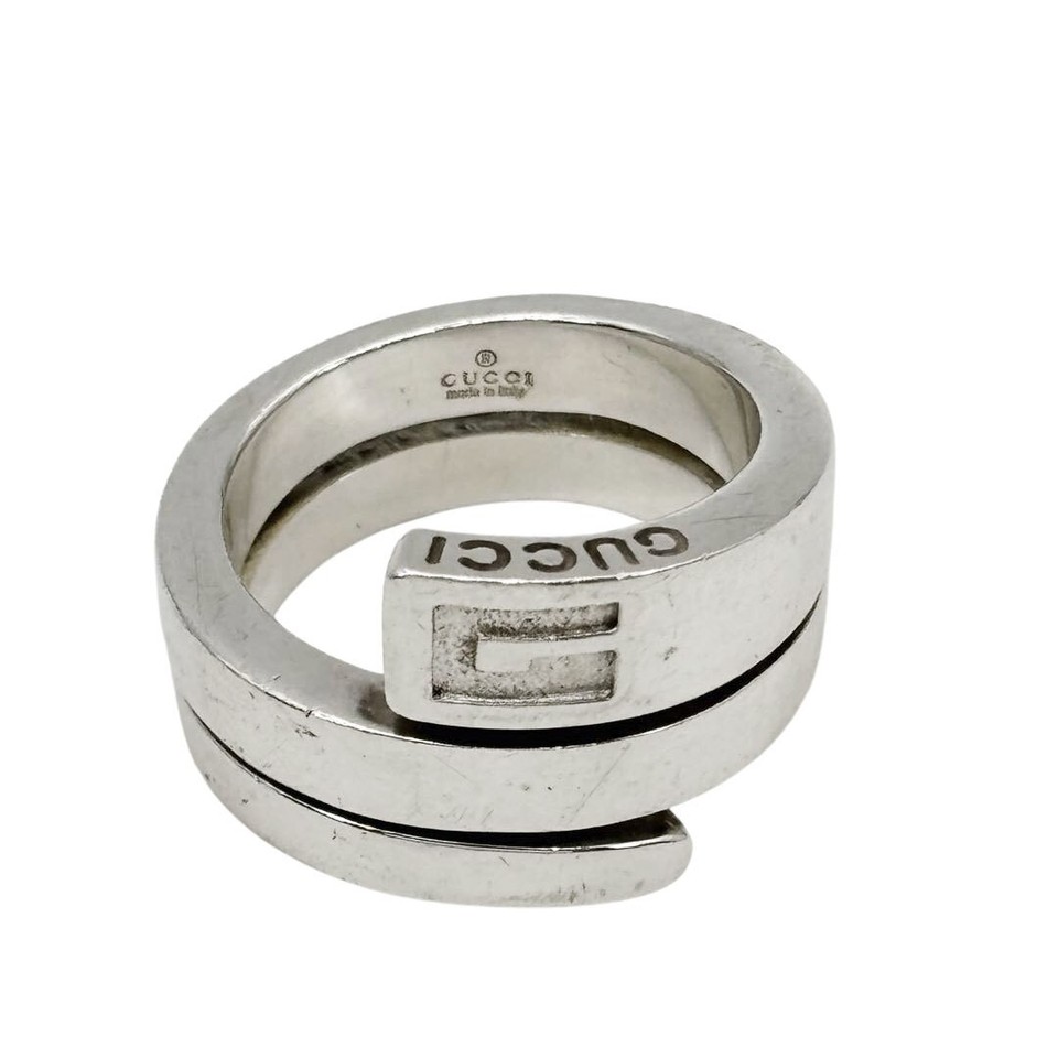 Anello a spirale serpente GUCCI #6 in argento 925 | eBay
