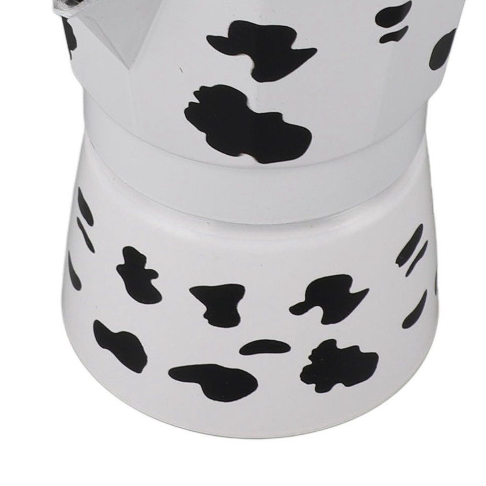 Milk Cow Color Moka Pot Aluminum Coffee Pot Coffee Maker For Home Cafe ...