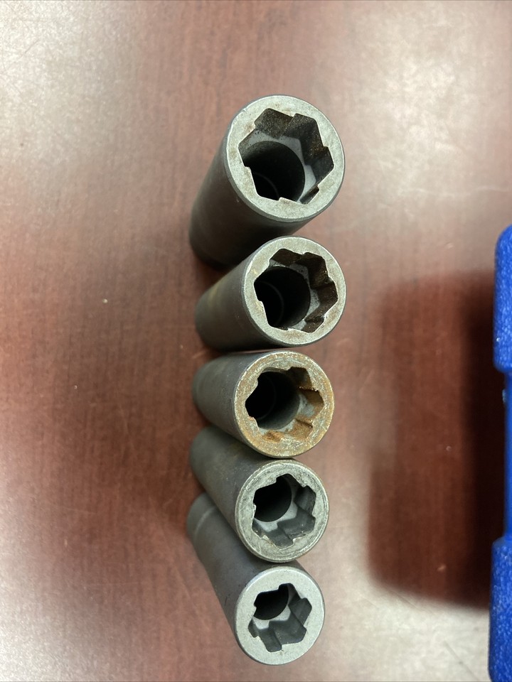 Power Torque 5 Piece Bolt Extractor Set | eBay