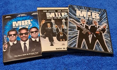 Men In Black DVDs MIB 1, 2 & 3 Widescreen MIB II Special Edition 2 ...