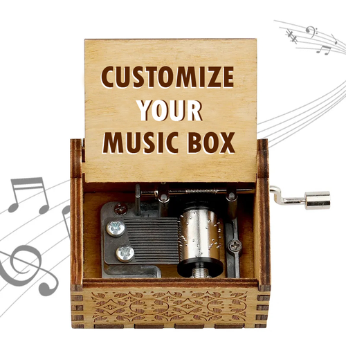 MUSIC BOX CARILLON CUSTOMIZE CUSTOM PERSONALIZZA INCISIONE ENGRAVED ...