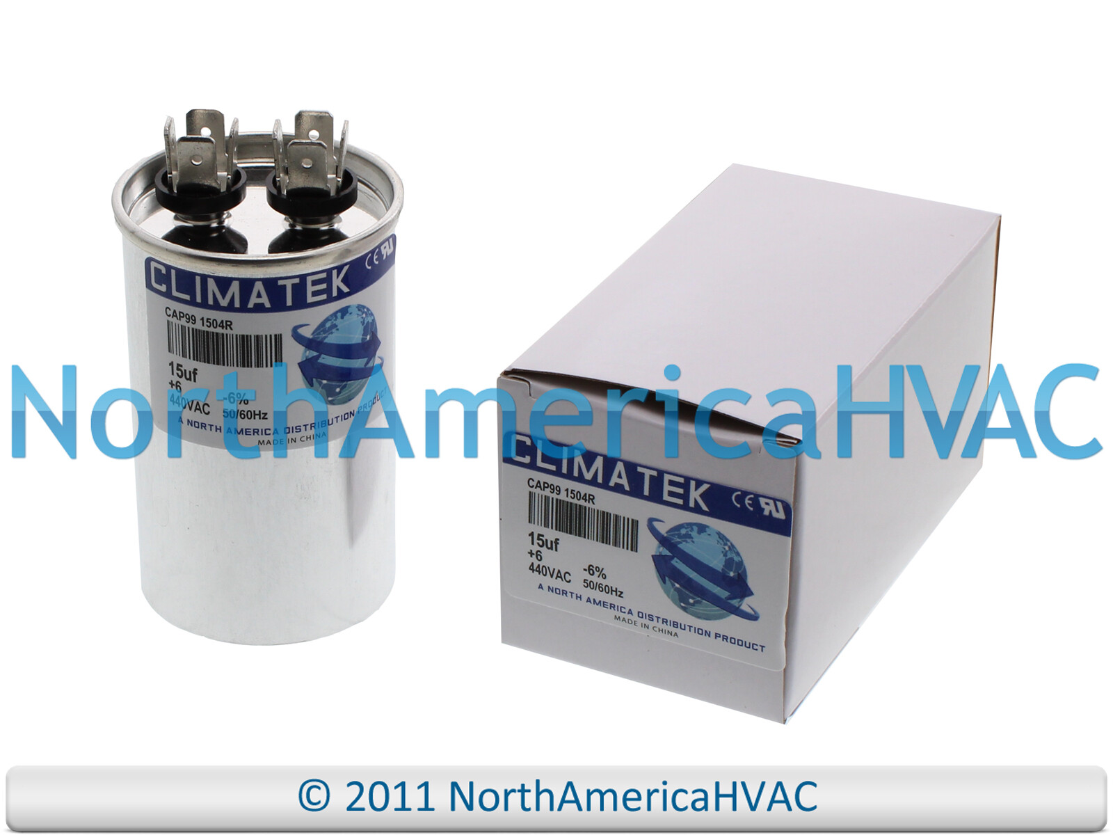 15 uf MFD Round 370 / 440 Volt Capacitor Fits Goodman Amana Janitrol ...