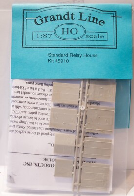 Grandt Line HO #5910 Relay House - Kit -- Different Styles pkg(2) | eBay