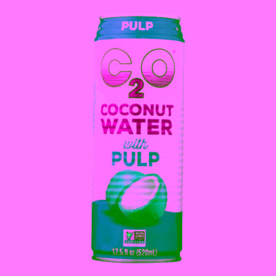 Eau De Coco Pure Avec Pulpe, Caisse De 12 X 17,5 Oz Par C20 Eau De Coco ...
