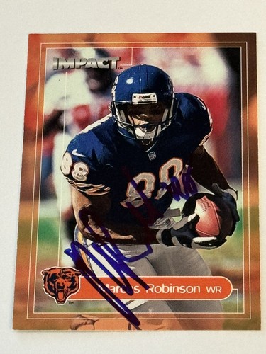 Marcus Robinson 2000 Fleer Impact Authentic Signed Autograph Auto ...