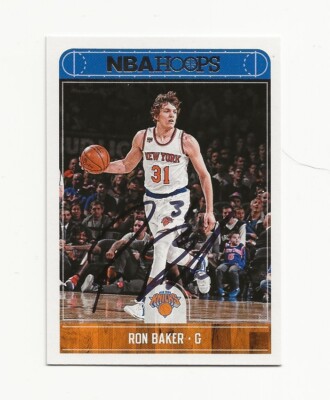 RON BAKER KNICKS AUTOGRAPHED CARD | eBay