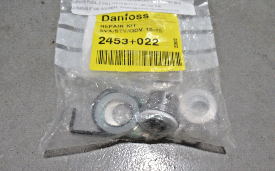 Danfoss 2453+022 Repair Kit For SVA, STA, QDV 10-25 *BRAND NEW* | eBay
