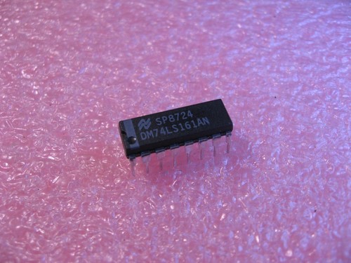 DM74LS161AN National Semi TTL IC 4-Bit Counter 74LS161 74161 - NOS Qty ...
