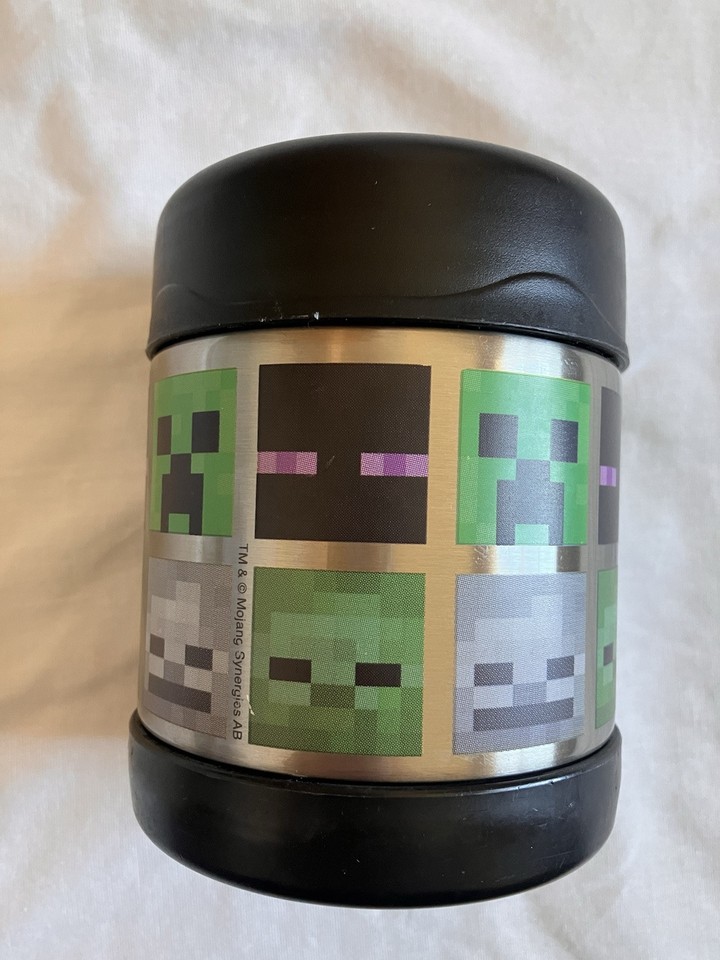 Minecraft Funtainer Stainless Steel Thermos Lunch Box Food Jar 10 oz | eBay