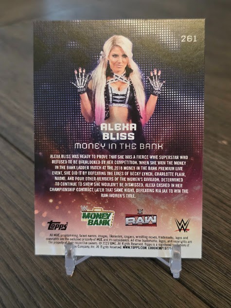 Alexa Bliss 2025 Topps Universe WWE #261 Money in the Bank Event ...