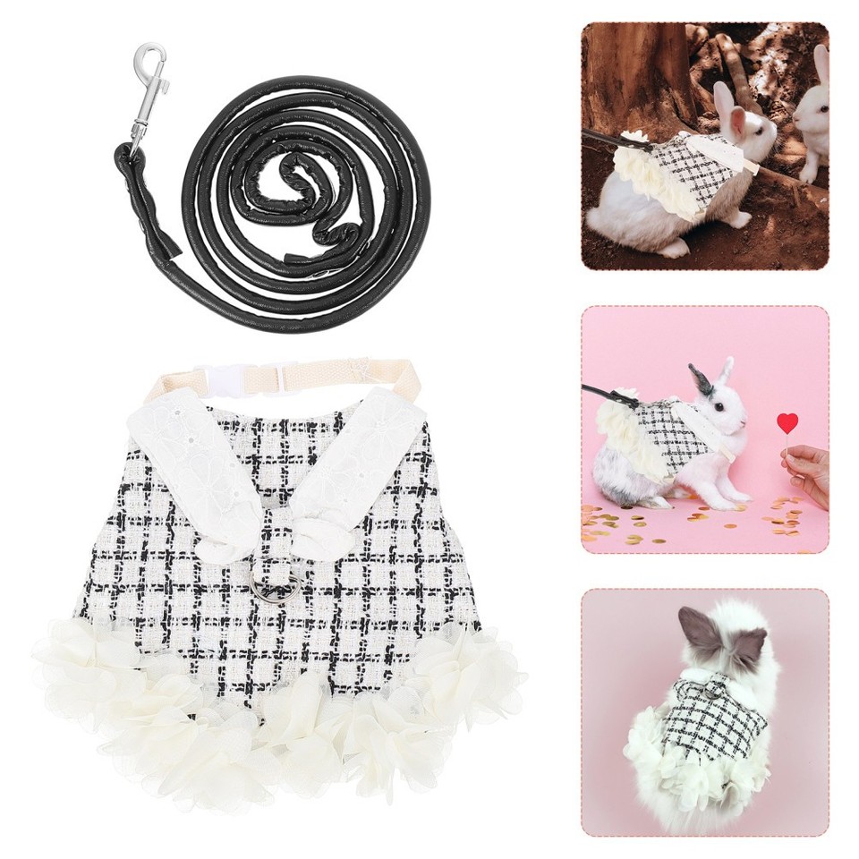 Rabbit Costume Bunny Clothes for Rabbits Outfits Harness Animals | eBay ...