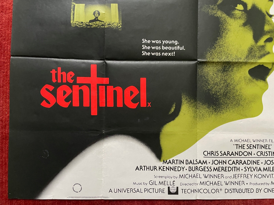 THE SENTINEL (1977) Original UK Quad Film Movie Poster Classic 1970's ...