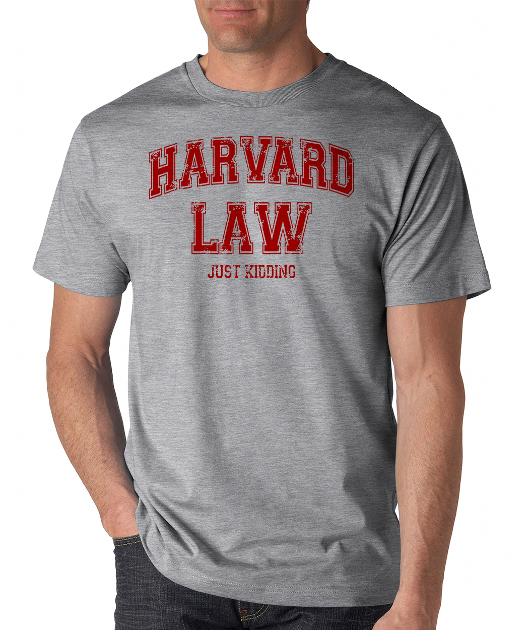 HARVARD LAW Just Kidding funny tee College humor T-Shirt sarcastic ...