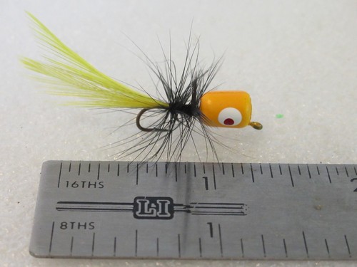 12 Fly Fishing Panfish Poppers Flies Bugs Pan fish Bluegill Bass Trout ...