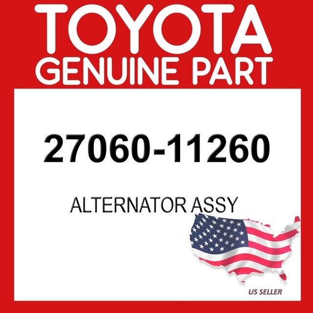 Toyota Genuine OEM 27060-11260 Alternator ASSY 2706011260 for sale ...