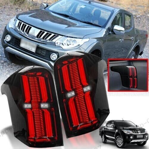 Rear Lights Tail Lamp US Smoke LED Pickup For Mitsubishi L200 Triton 15 ...