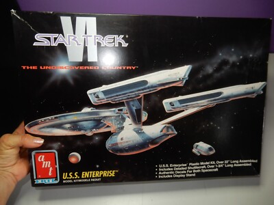 AMT ERTL Star Trek VI Model Kit #8617 USS ENTERPRISE new in open box | eBay