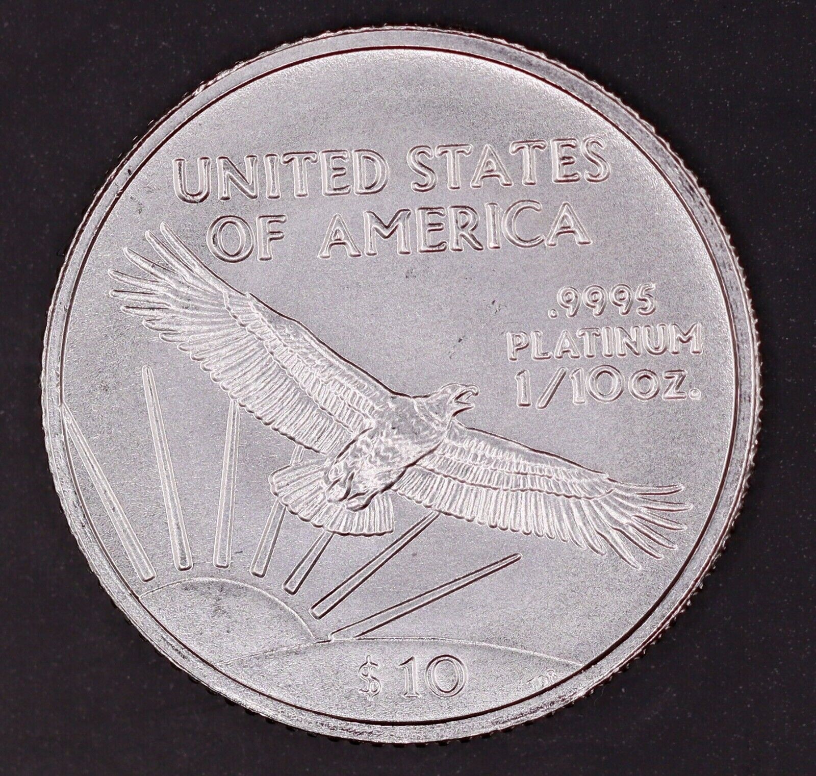 1/10 oz $10 American Platinum Eagle .9995 Fine Coin - Random Year BU | eBay