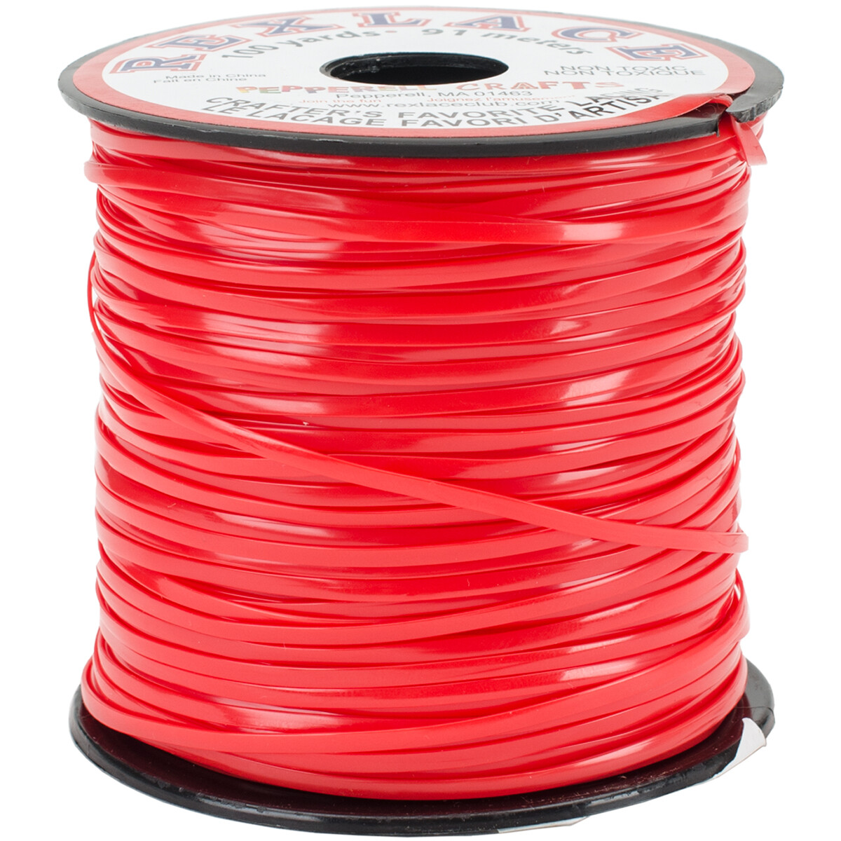 Pepperell Rexlace Plastic Lacing .0938"X100yd-Red, RX100-039 ...