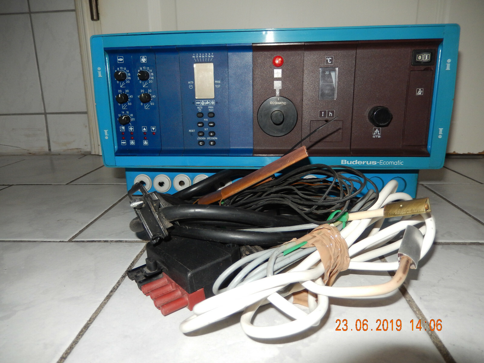 BUDERUS-Ecomatic HS3204 X Serie, Heizungsregler mit 2 Karte und ...