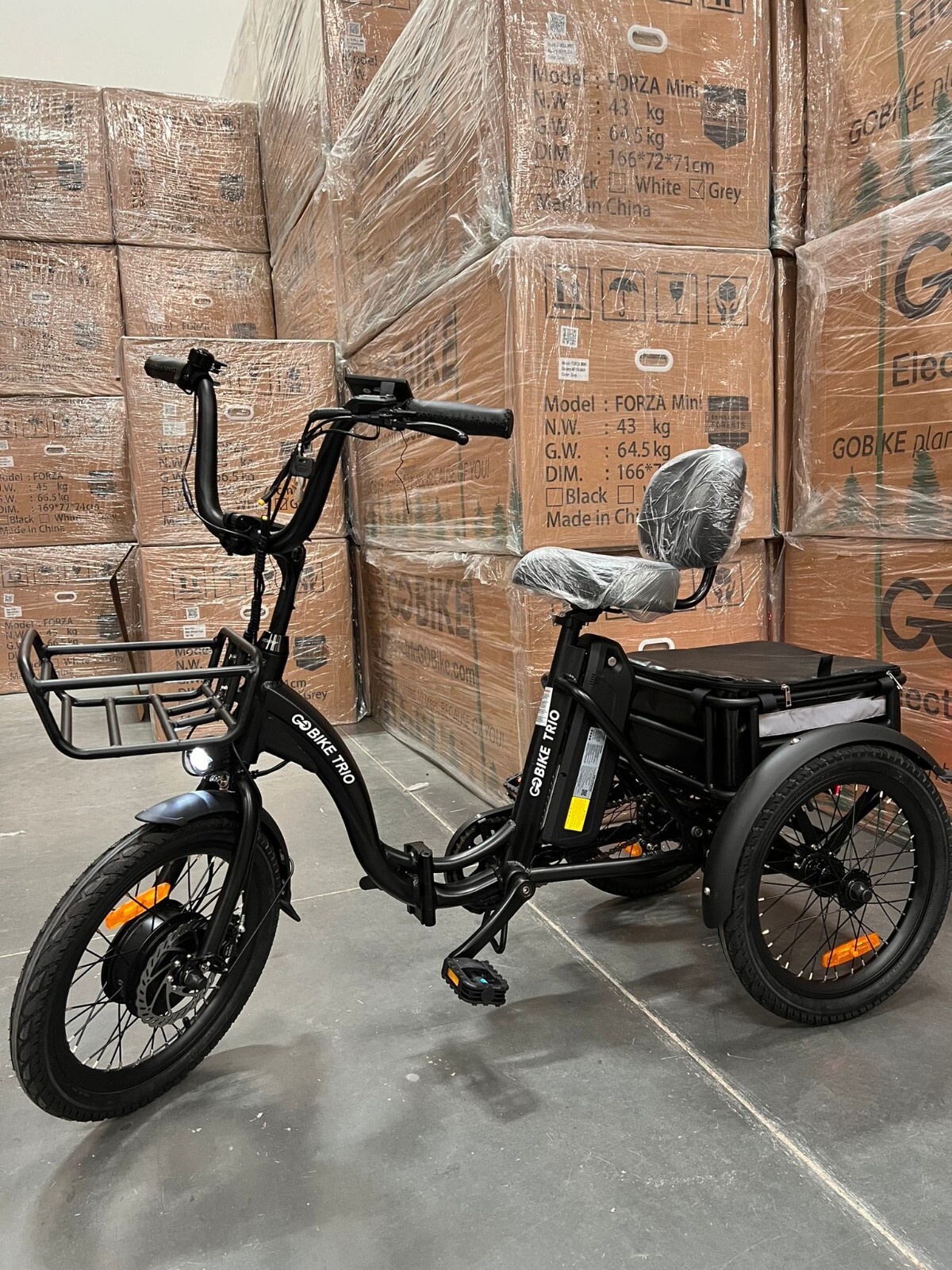 GOBIKE Electric Trike Step Through 750W motor (peak power) E-Tricycle | eBay