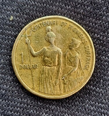 Rare One Dollar Coin CENTENARY OF WOMENS SUFFRAGE 2003 Rare $1 Coin | eBay