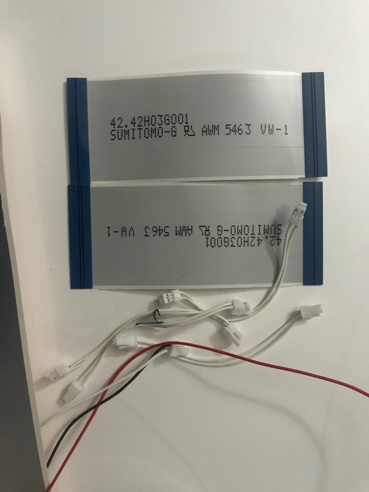 Sony TV XBR-55X810C LVDS Ribbons, LED Backlight Strips and Main Board ...