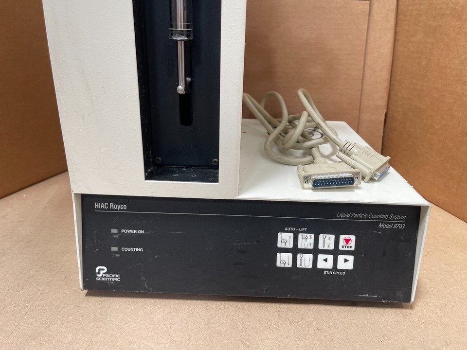 Pacific Scientific Hach HIAC Royco Liquid Particle Counting System 9703 ...