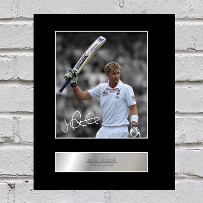 Joe Root Signed Mounted Photo Display England | eBay UK