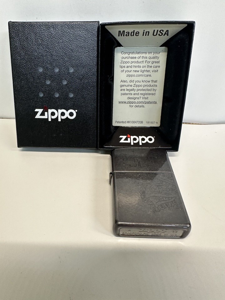 Zippo Lighter - Iced Paisley - Marlboro Rewards - New In Box | eBay
