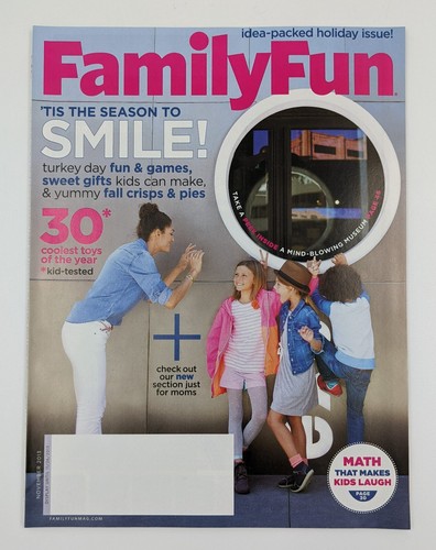 Family Fun Magazine - November 2013 Back Issue | eBay