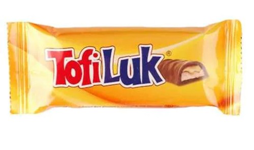tofi luk bars enrobed in caramel & milk chocolate wafer for kids ويفر ...
