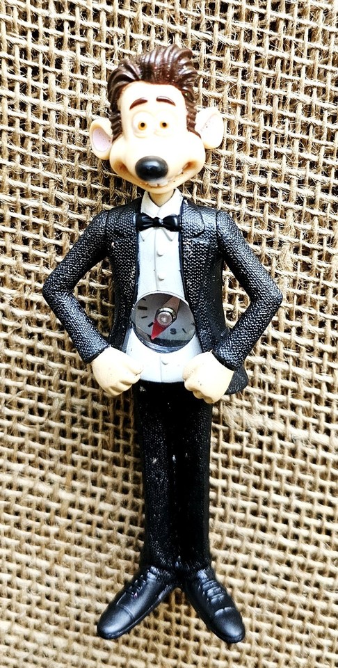 2006 Flushed Away Roddy Rat St James Compass Toy Figure 5.25" McDonalds ...