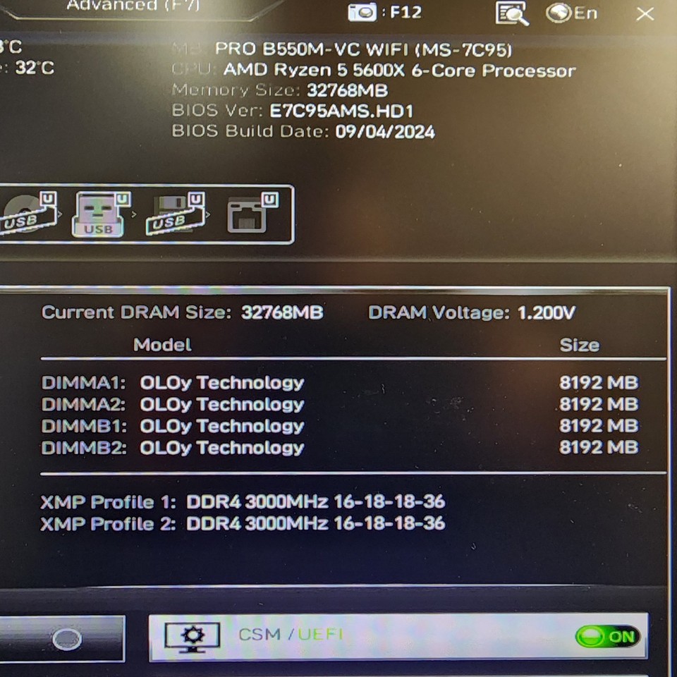 UPDATED BIOS MSI PRO B550M-VC WIFI AM4 DDR4 mATX Motherboard ...