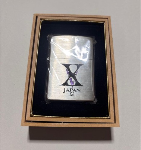 X JAPAN Silver lighter with original box cigarette case set | eBay
