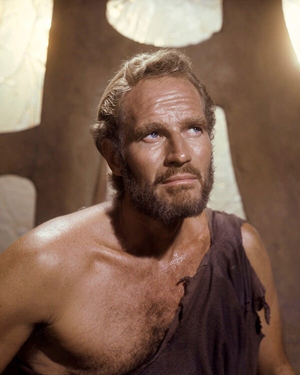Planet of the Apes Charlton Heston as Taylor barecested Iconic 8x10 ...