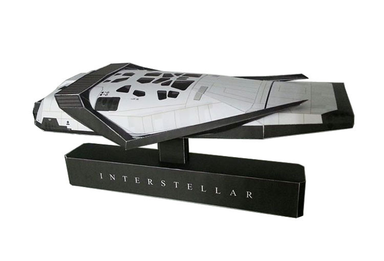 1:200 Movie Interstellar Ranger Spacecraft Ship DIY Handcraft PAPER ...