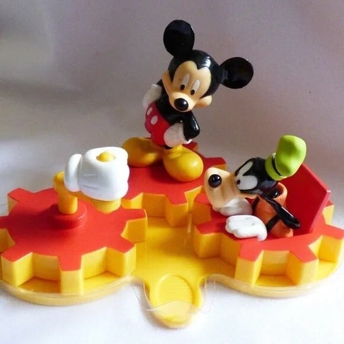 NEW Disney Birthday Cake Topper Mickey Mouse and Goofy gears DecoPac ...
